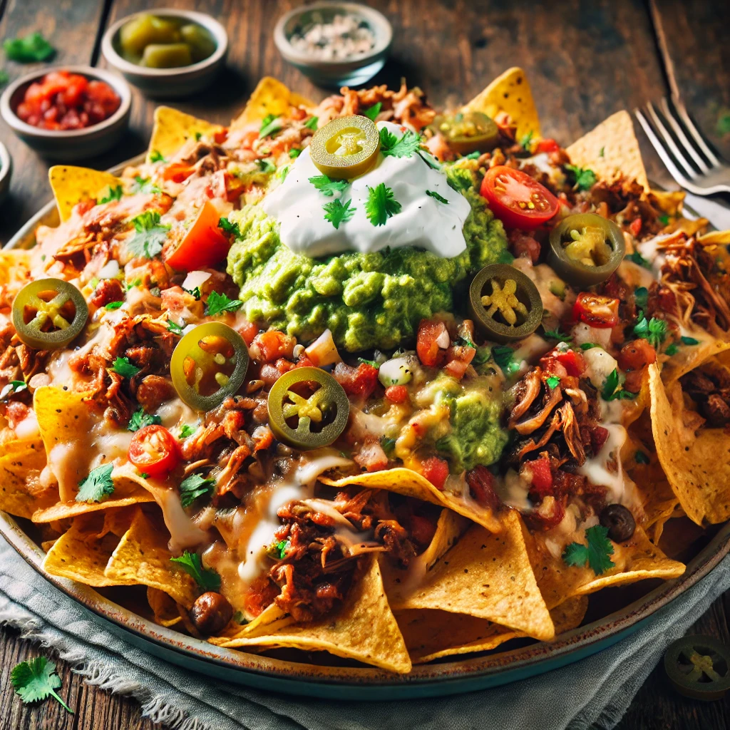 Chef Ed's Loaded Nachos with Meat and Cheese Recipe - Protein Peptides
